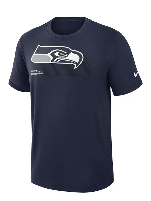 Nike Seattle Seahawks Slub Dri-fit Nfl T-shirt - Blue
