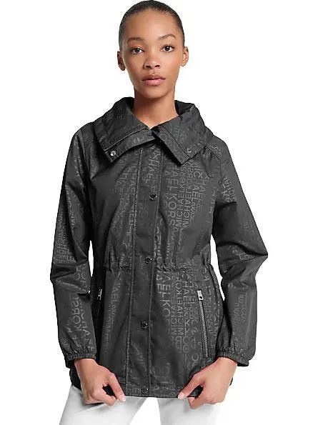 Michael Kors Logo Anorak - Black