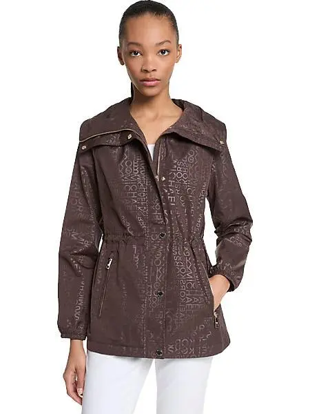 Michael Kors Logo Anorak - Brown