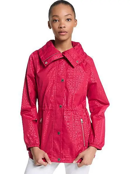 Michael Kors Logo Anorak - Red