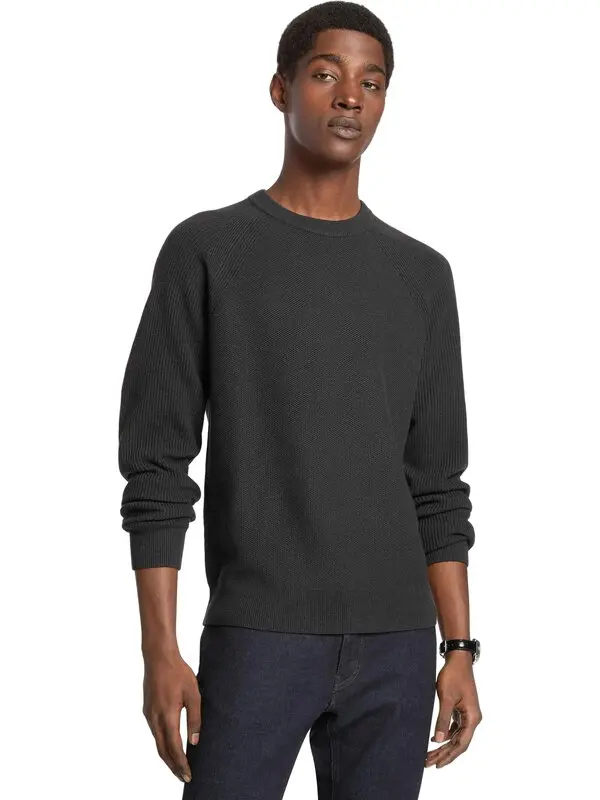 Michael Kors Wool Blend Crewneck Sweater - Black