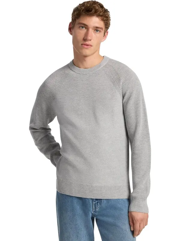 Michael Kors Wool Blend Crewneck Sweater - Brown
