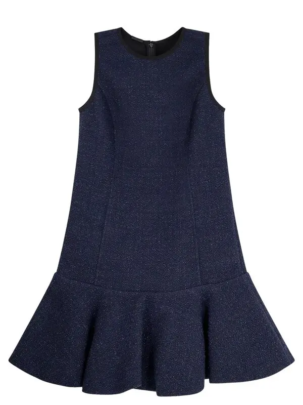 Pinko Arrosto Tweed Mini Dress - Blue