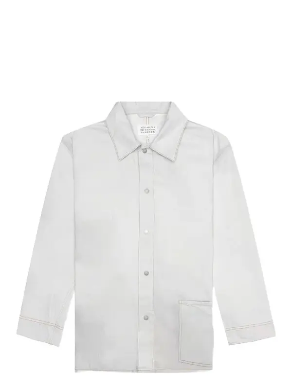 MAISON MARGIELA Selvedge Denim Jacket - White