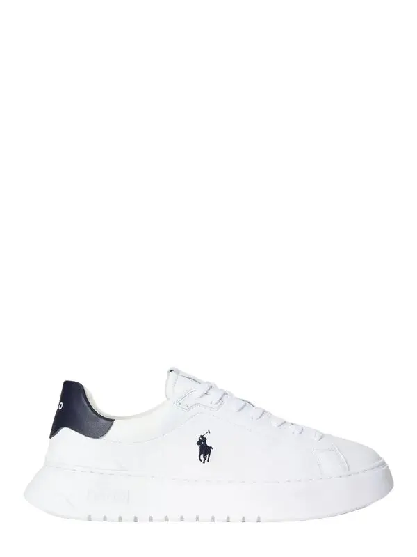 Polo Ralph Lauren Leather Low-top Sneakers - White