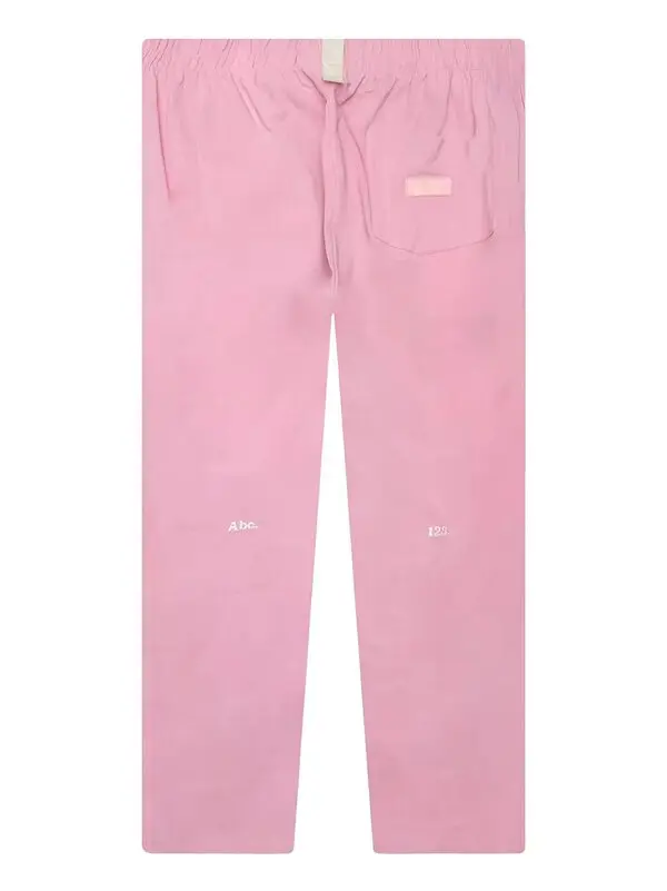 ADVISORY BOARD CRYSTALS Logo-embroidered Lounge Trousers - Pink