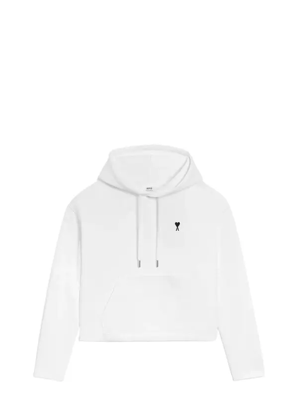 Ami De Coeur Cotton Hoodie - White