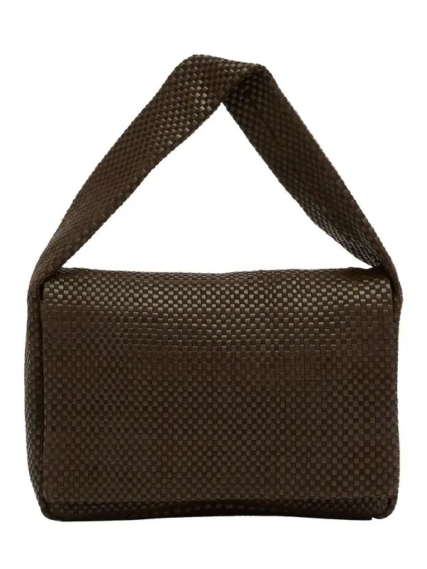 ST. AGNI Lattice Everyday Satchel - Coffee