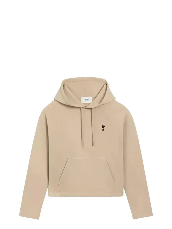Ami De Coeur Cotton Hoodie - Neutrals