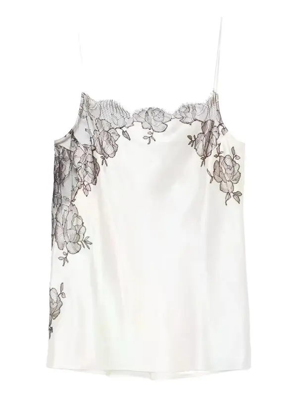 Carine Gilson Silk Camisole - Neutrals