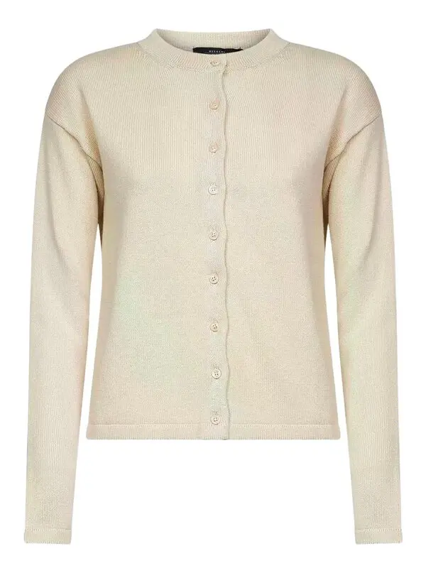 Max Mara Ribbed Cardigan - Neutrals