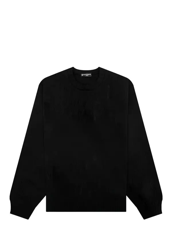 MASTERMIND WORLD Skull Crossbones-embroidered Sweater - Black