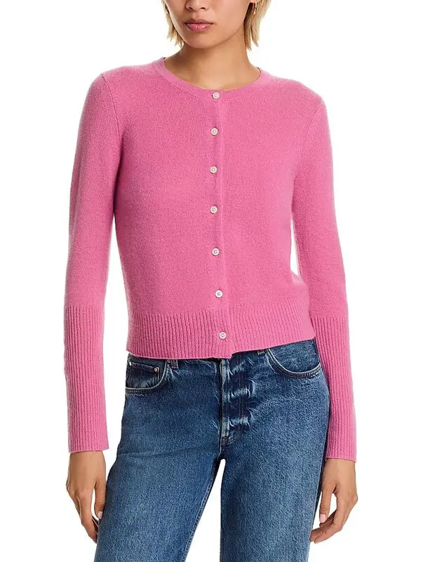 Guest In Residence Jane Cashmere Cardigan - Rose