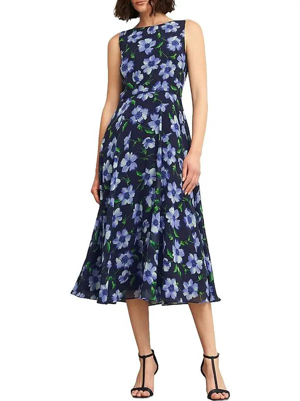 HOBBS LONDON Petite Carly Floral Dress - Midnight Multi