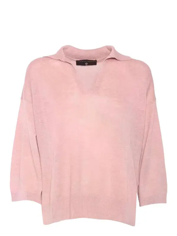 FILIPPO DE LAURENTIIS V-neck Sweater - Pink