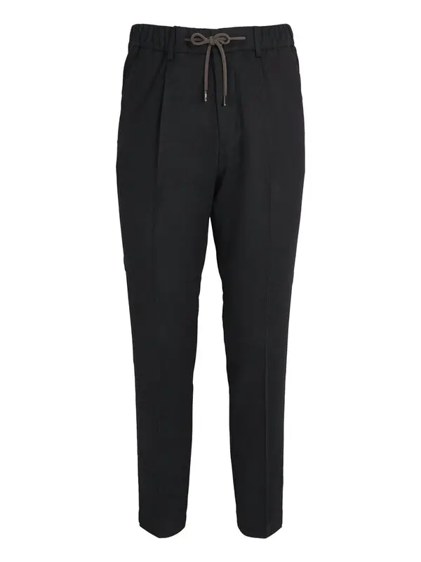 Herno Silk-cashmere Cargo Trousers - Black