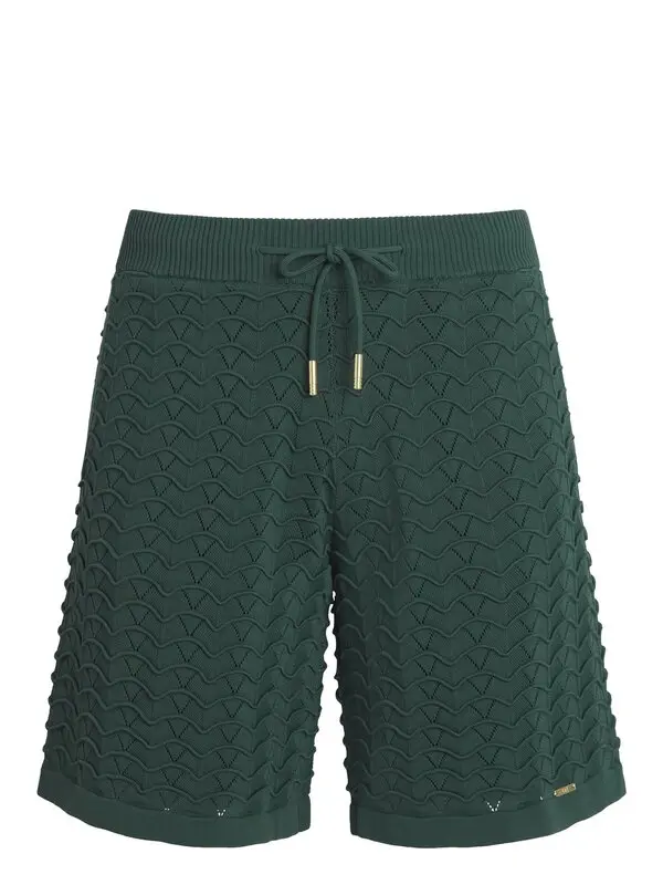 CHE Ripple Knitted Shorts - Green