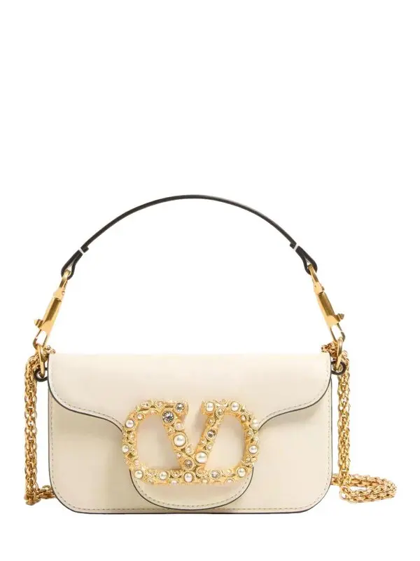 Valentino Garavani Locò Shoulder Bag - Neutrals