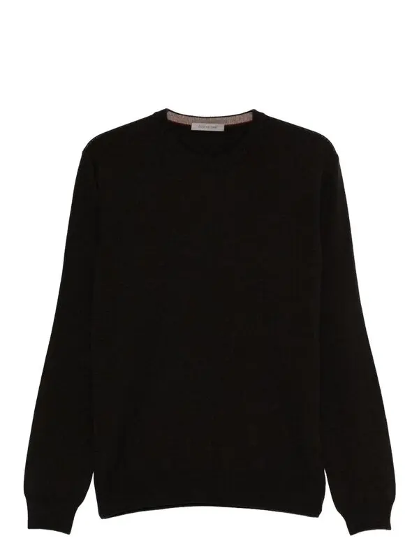 Corneliani Round-neck Sweater - Black
