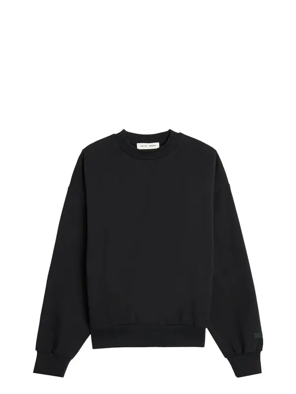 Fear Of God Classic Fit Fleece Crewneck - Black