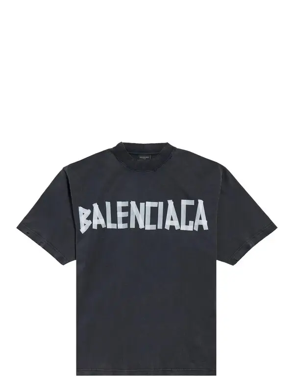 Balenciaga Medium Fit T-shirt - Black