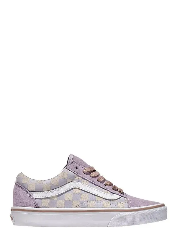 VANS Old Skool Checkerboard Sneakers - Purple
