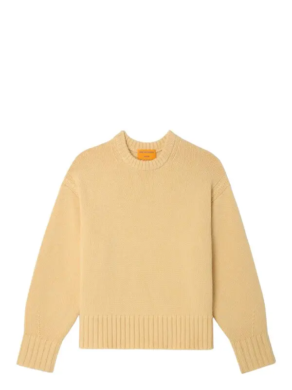 Guest In Residence Cozy Crewneck Cashmere Sweater - Butter