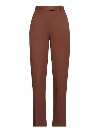 CIRCOLO 1901 Wide-leg Piqué Pants - Brown