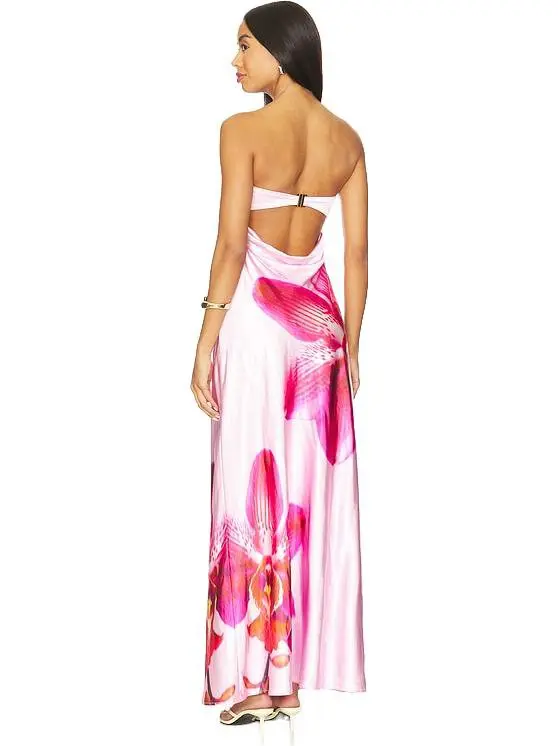 RUNAWAY THE LABEL Celeste Maxi Dress - Orchid Pink