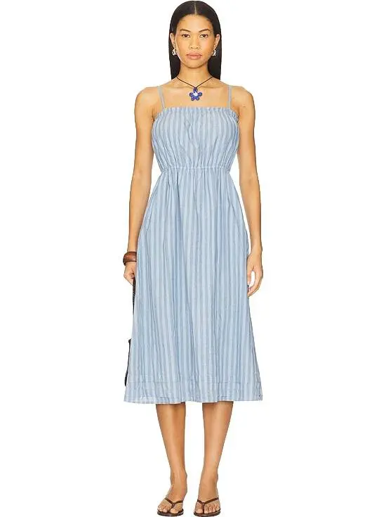 Michael Stars Glenda Strappy Maxi Dress - Breeze Combo