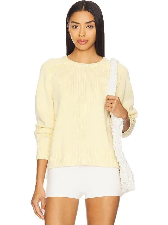 Free People Spring Street Pullover - Banana Cream