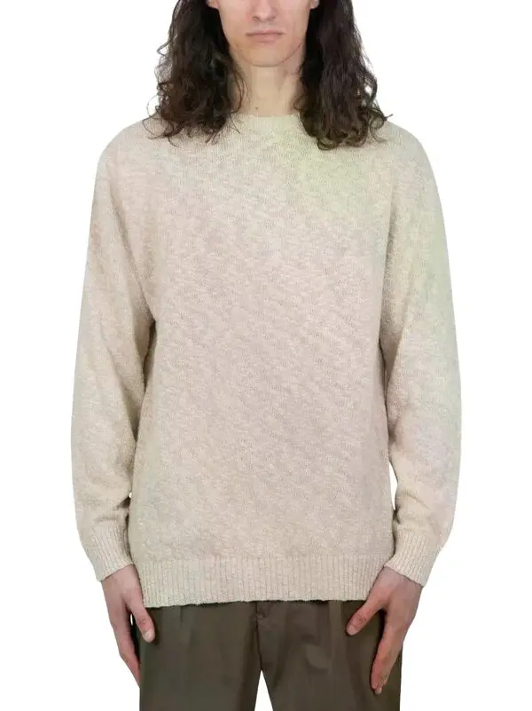 BEAMS 5g Crew-neck Sweater - Neutrals