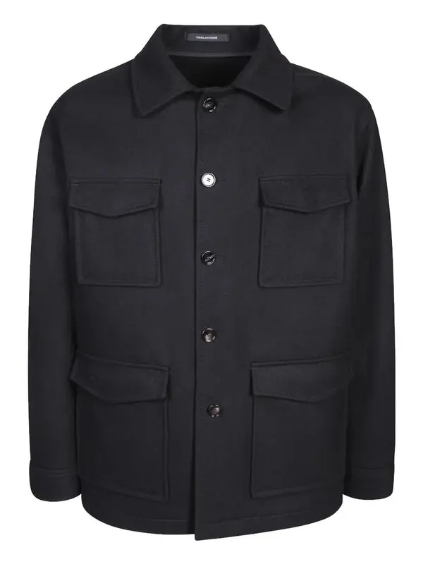 Tagliatore Wool-blend Jacket - Black