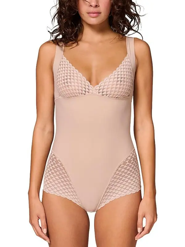 Simone Perele Subtile Bodysuit - Peau Rose