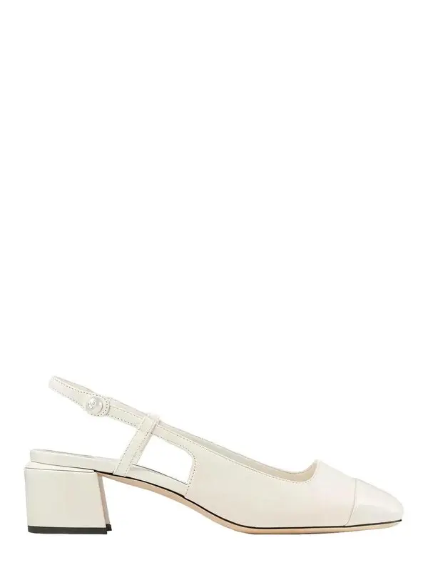 JIMMY CHOO Elisa 45mm Sling-back Pumps - Neutrals