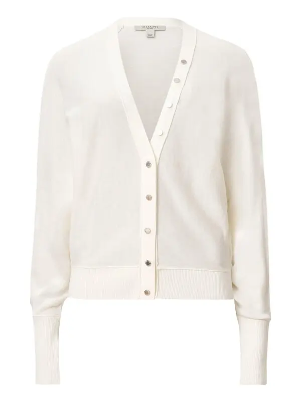 ALLSAINTS Honor Wool Cardigan - White