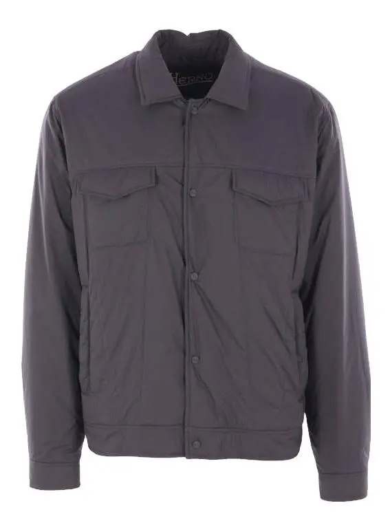 Herno Padded Overshirt - Grey
