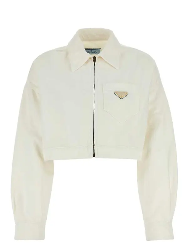 Prada Denim Jacket - White