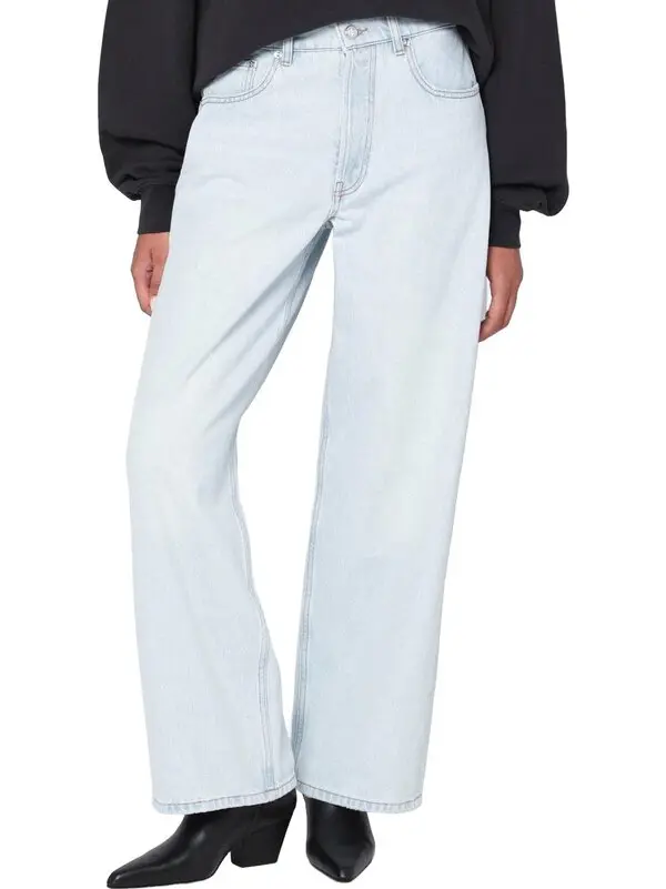 ANINE BING Jeans In Organic Denim - Light Blue