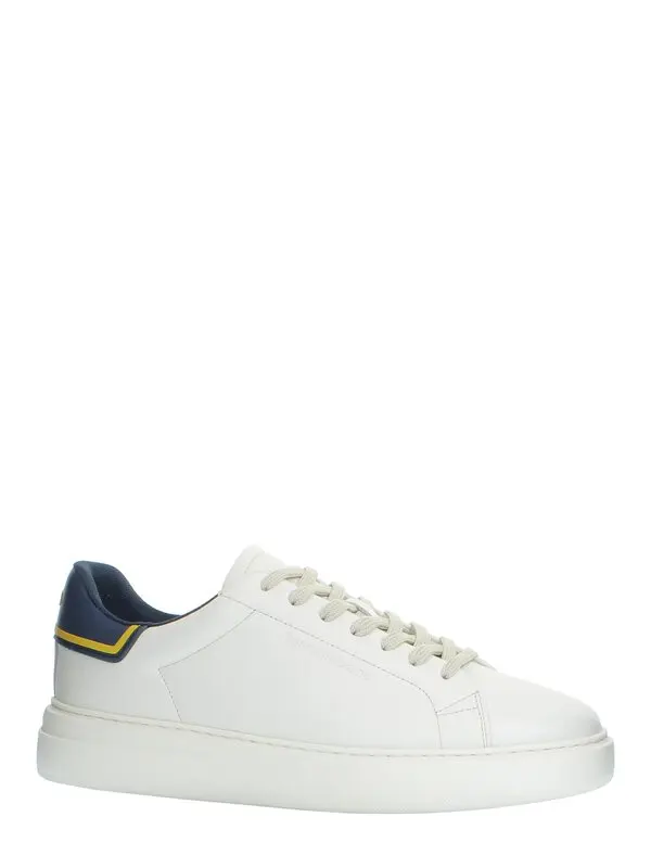 HARMONT & BLAINE Calf Leather Sneakers - White