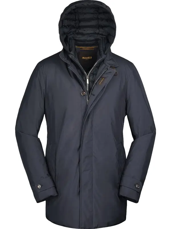 MOORER Raffaello Stp Coat - Blue