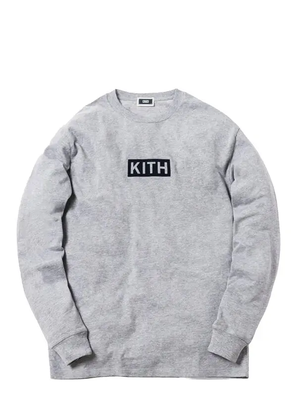 Kith Classic Logo Long-sleeve T-shirt - Grey