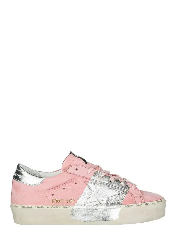 GOLDEN GOOSE Hi Star 'powder Nabuk - Pink