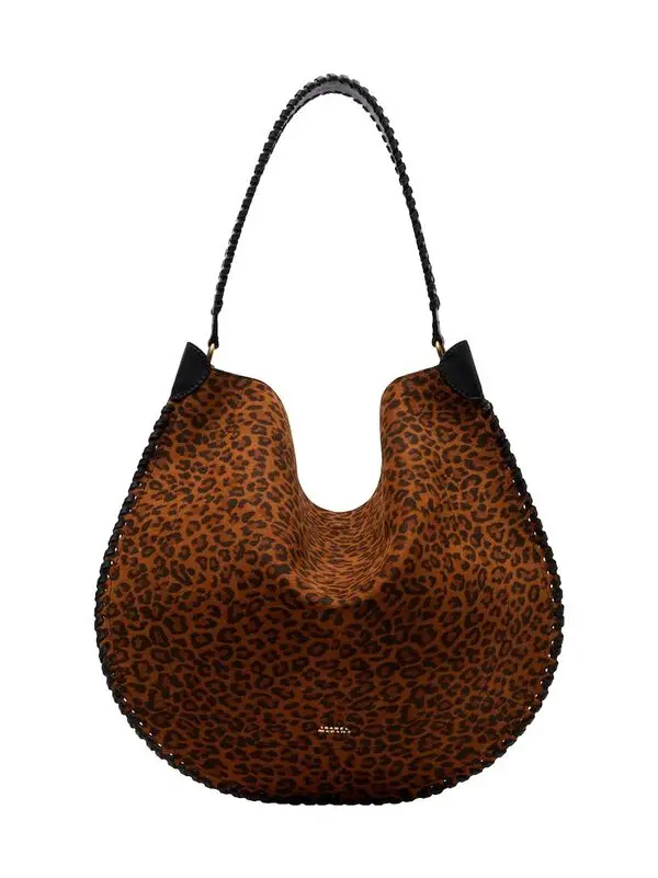 Isabel Marant Oskan Soft Suede Shoulder Bag - Brown