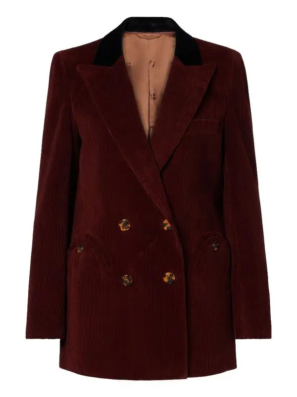 BLAZÉ MILANO Everyday Cotton Corduroy Blazer - Brown