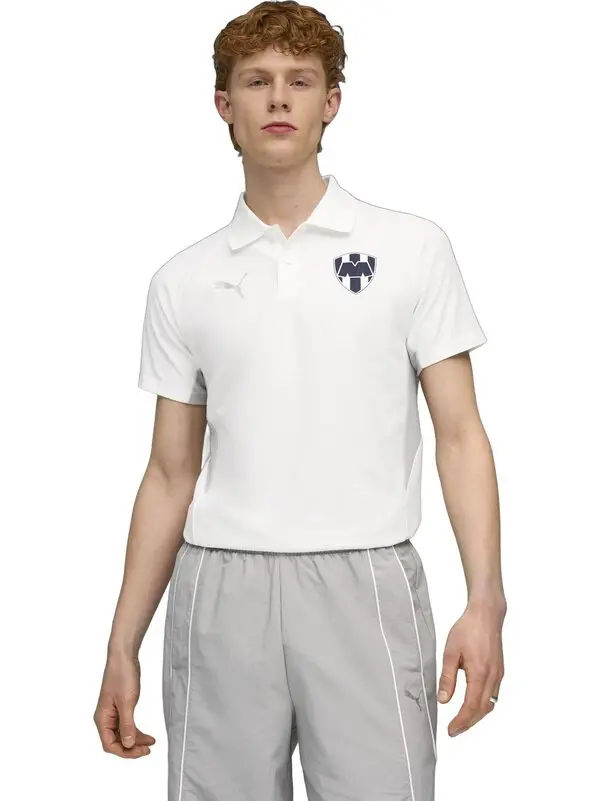 PUMA C.f. Monterrey Soccer Polo Shirt - White