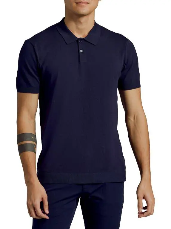 True Classic Sweater Polo - Navy