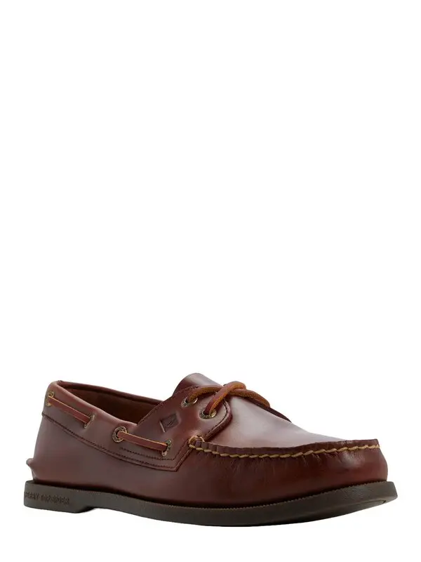 Sperry Authentic Original™ 2-eye Boat Shoe - Dark Red