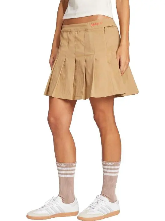 Adidas Pleated Skirt - Cardboard