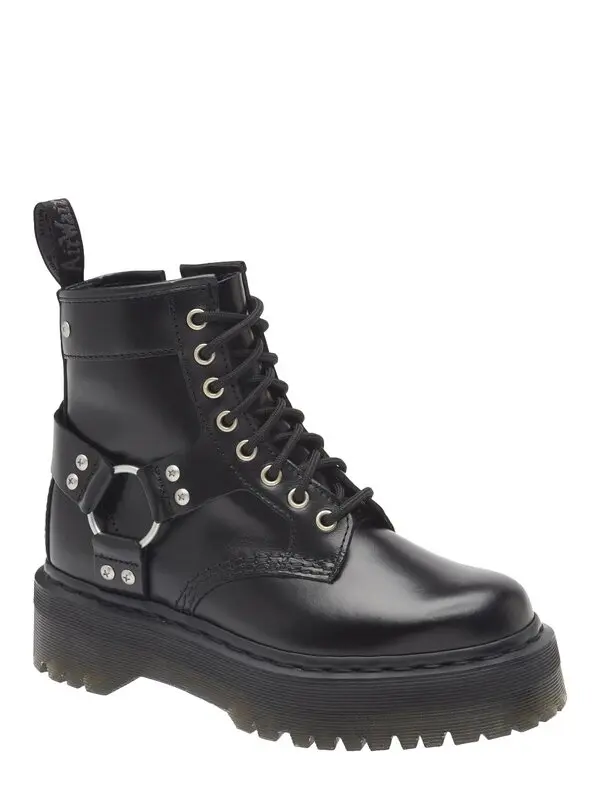 Dr. Martens 1460 Quad Harness Boots - Black